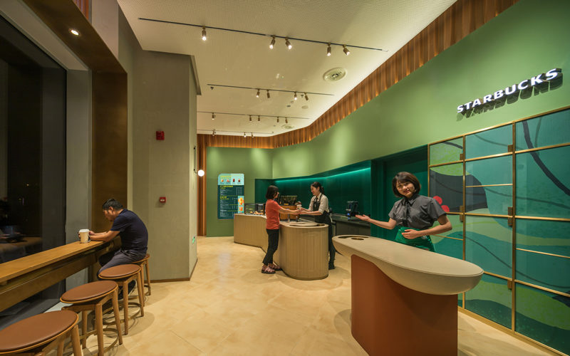 FIRST GLIMPSE: What a Starbucks express store might look like in the future