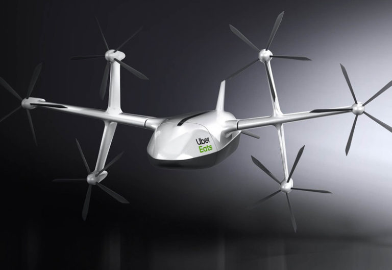 Uber unveils new food delivery drone