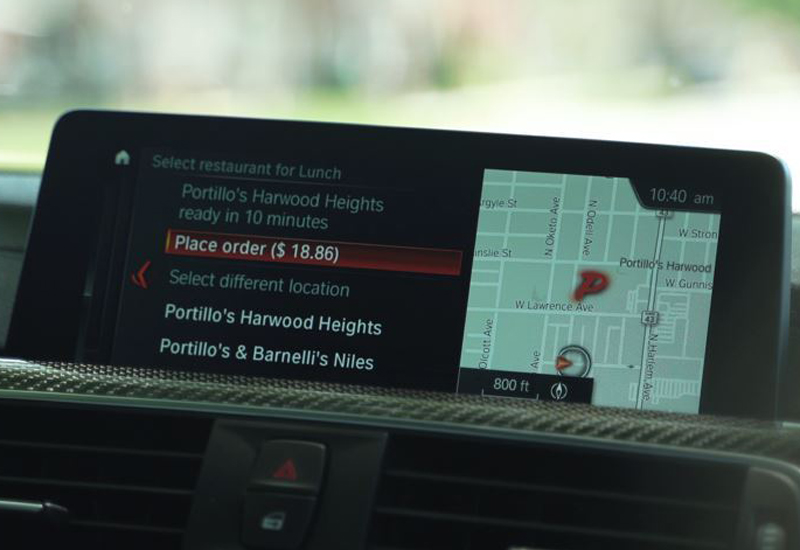 BMW pilots in-car restaurant ordering for US customers